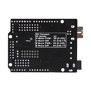 TB6612 Motor Drive Controller Board, 0.6A Dual DC Motor Driver Module MCU Micro Controller Board