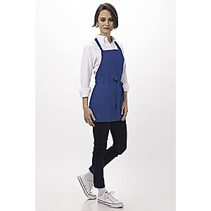 Chef Works Three Pocket Apron, Royal, One Size