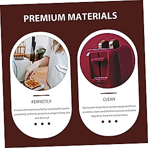 LABRIMP Bread Machine Dust Cover Oven Protector Oven Microwave Combo Microwave Oven Combo Bread Machine Coat Appliances Bag Microwave Oven Grill Cover Practical Toaster Cover Home Supply