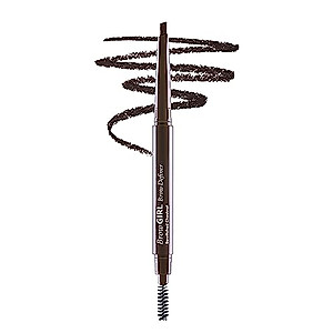 Nykaa Cosmetics Browgirl Eyebrow Definer Pencil - Shape and Fill in Brows - Gives Natural, Fuller-Looking Appearance - Groom Hairs in Place with Built-In Spoolie - Bewitched Chestnut - 0.01 oz