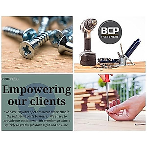 100 Qty #8 x 2" Stainless Steel Fence & Deck Screws - Square Drive Type 17 (BCP211)