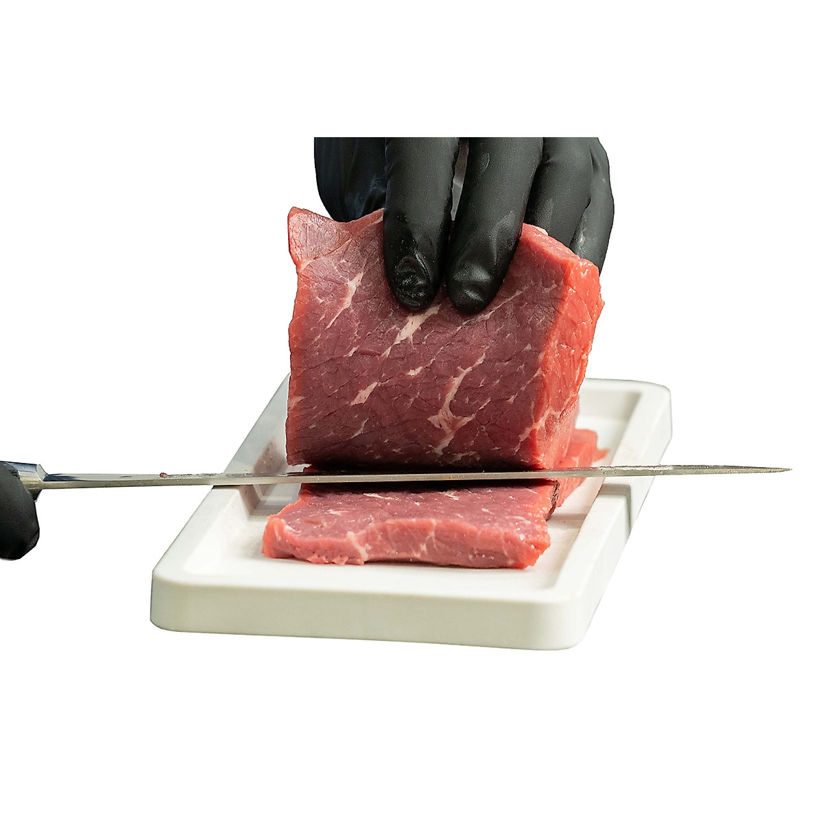 Adjustable Meat Slicer Cutting Board Knife Set with Recipe Book on How to Make and Cure Beef Venison and all types of Jerky