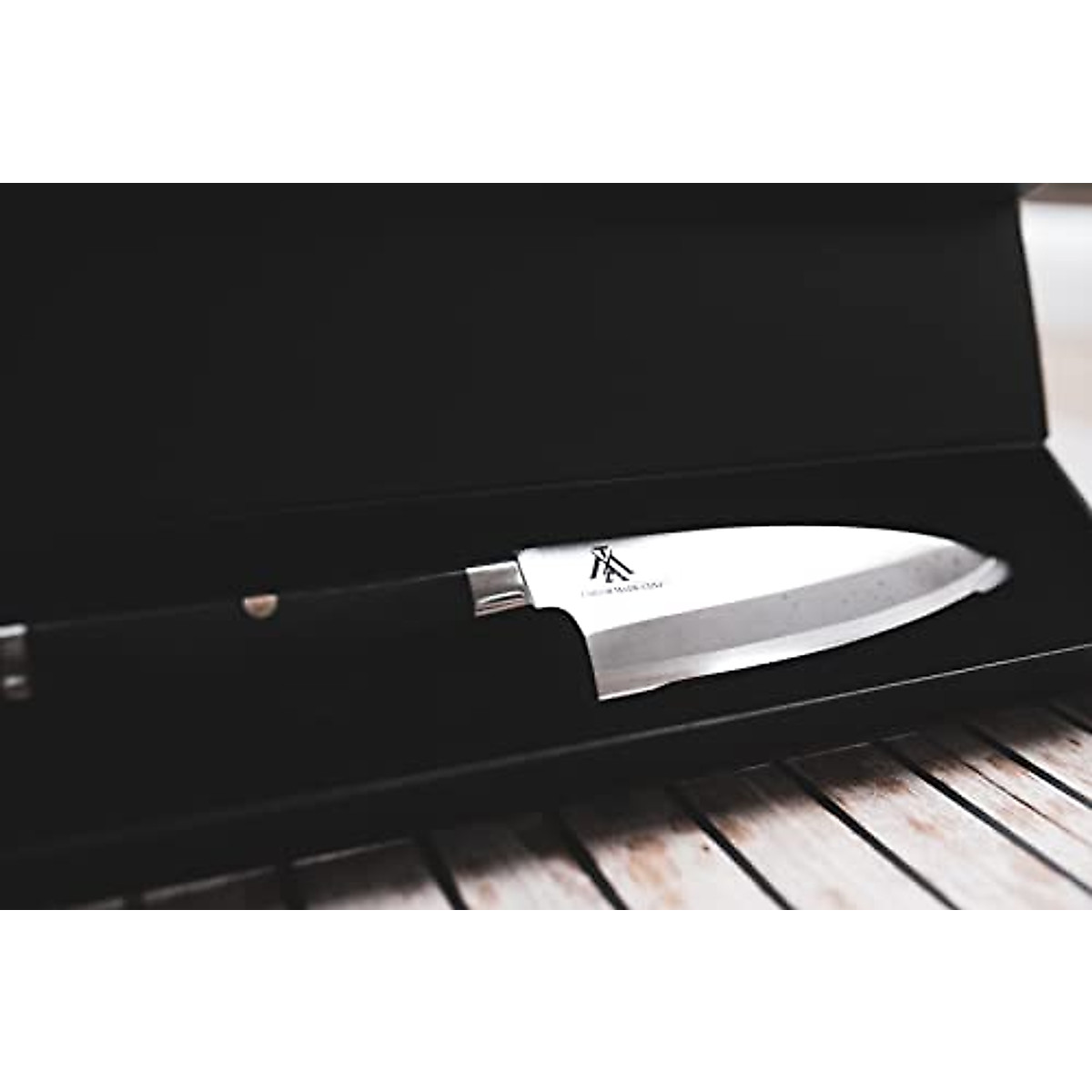 TAILOR MADE CHEF Deba Knife, 6.5 inch Fish Fillet Knife, Stainless Steel Single Bevel Chef Knife Japanese Kitchen Knife for Fish Cutting with Ergonomic Handle, Ultra Sharp