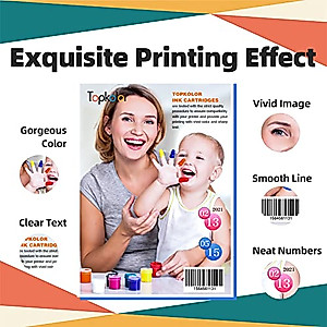 Topkolor 910 XL Compatible HP 910XL Ink Cartridges Combo Pack for HP 8025e 8025 8020 8035e 8035 8022 8028 e Series Printer, 4 Pack