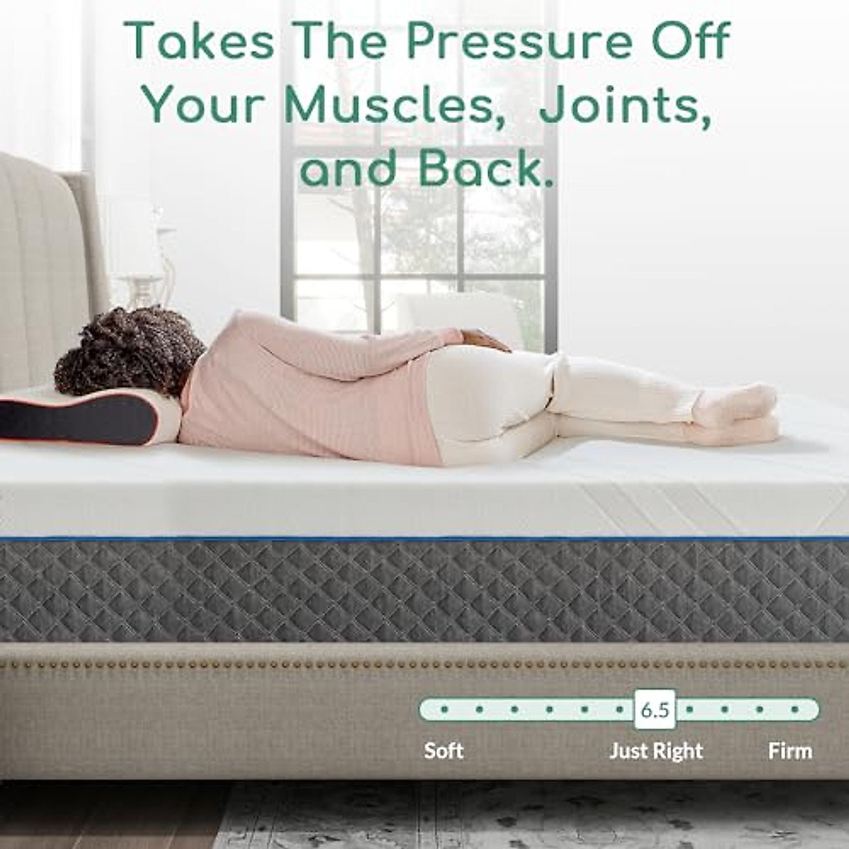 Airdown King Mattress, 14 Inch Memory Foam Mattress for Back Pain, Cooling Gel Mattress in a Box, Made in USA, 5 Layers of Comfort, CertiPUR-US Certified