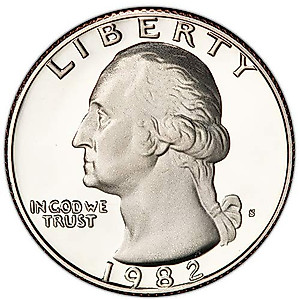 1982 S Proof Washington Quarter Choice Uncirculated US Mint