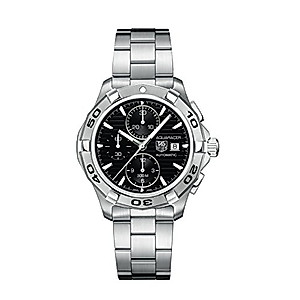 TAG Heuer Men's CAP2110.BA0833 Aquaracer Black Chronograph Dial Watch