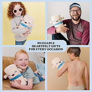 nerdbugs Spine Plush - Baby Got Back! -Spine Plush Organ/ Get Well Gift/ Health Education Toy/ Orthopedics or Neurology Plush Toy Organ Gift/ Neurosurgeon Gift/ Chiropractor Gift