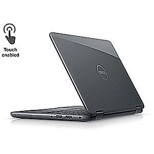2018 Newest Dell Lightweight Inspiron 11.6" Touchscreen 2 in 1 Laptop PC AMD A6-9220e Processor 4GB DDR4 RAM 32GB eMMC SSD Hard Drive Radeon R4 Graphics Wifi Webcam Bluetooth 3.2 Lbs Windows 10-Gray