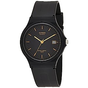Casio Men's Black Analog Date Watch MW59-1E