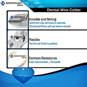 OdontoMed2011 TC Hard Wire Cutter Orthodontic Tungsten Carbide Stainless Steel Dental Instruments T/C Tungsten Carbide Inserts