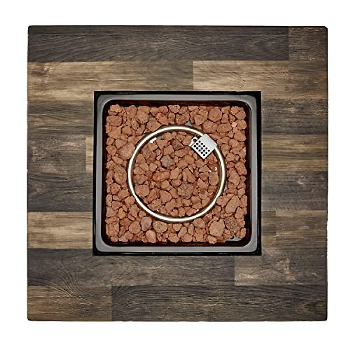 Endless Summer, The Riley, 28" Square Outdoor Propane Gas Fire Pit