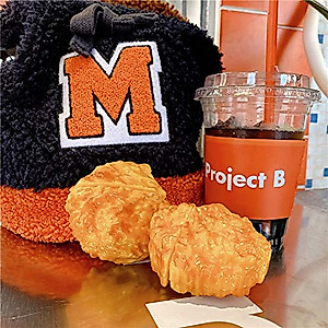 LEWOTE Airpods Pro Silicone Case Funny Cute Cover Compatible for Apple Airpods Pro[Simulation Food Series][Best Gift for Kids Friends Boys Girls] (Fried Chicken Nuggets)