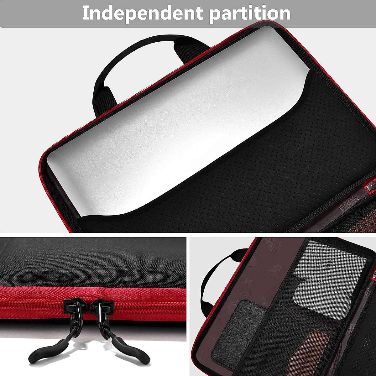 Hseok Laptop Sleeve 13-14 Inch Case Briefcase Compatible with MacBook Pro 14 inch M4/M3/M2/M1 All Model of 13.3 Inch Mac Air/Pro, XPS 13 14, Most Popular 13"-14" Notebooks,B01K03