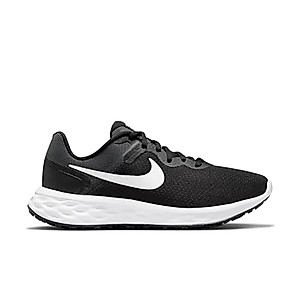 Nike Women's Sneaker Running Shoes, Black White Dk Smoke Grey Cool Grey, 6.5 AU