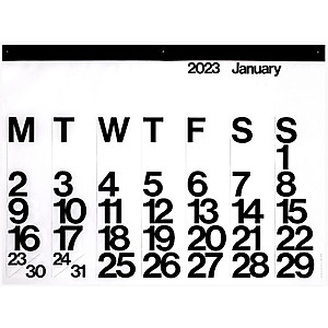 Stendig 2022 Wall, Office & Home Calendar, Authentic Original Design of Massimo Vignelli