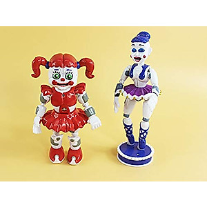 LUNK 5 Pcs Action Figures Toys Dolls Five Night Game Articulated Movable Action Figures Toys Dolls Collectible Figure Xmas Gifts Cake Toppers 5.5 inch