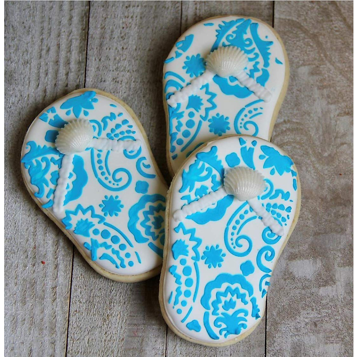 Flip Flop Summer Beach Cookie Cutter, 4.25" Made in USA by Ann Clark