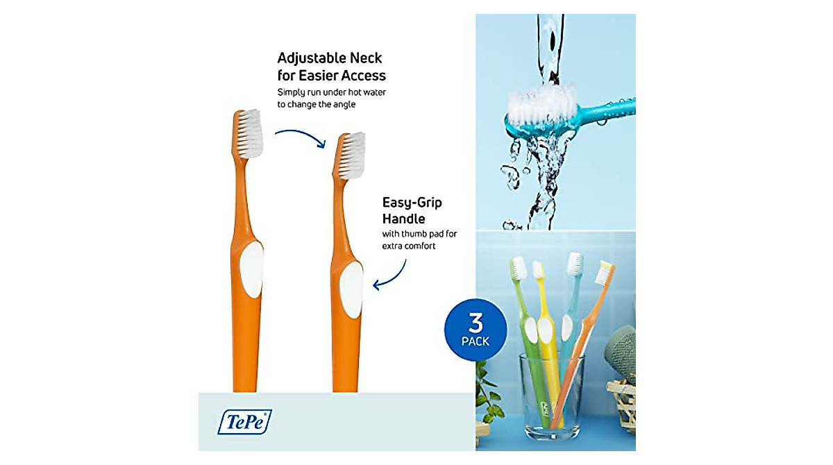 TEPE Supreme Toothbrush: Gentle Care for Sensitive Teeth