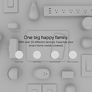 Kasa Smart HS100 WiFi Smart Plug, Classic 1-Pack, White