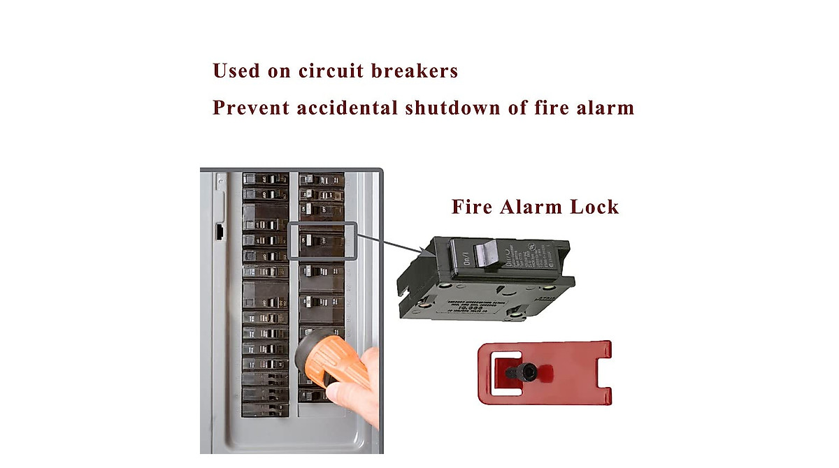 2 sets ELOCK-FA Fire Alarm Lock, E-Series Fire Lockout Kit, Red1 — 🛍️ ...
