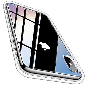 Meifigno Clear Designed for iPhone X/Xs Case, [Certified Military Protection] [Anti-Yellow] Transparent Hard PC with Soft TPU Bumper, Protective Phone Case Compatible with iPhone X/Xs 5.8", Clear