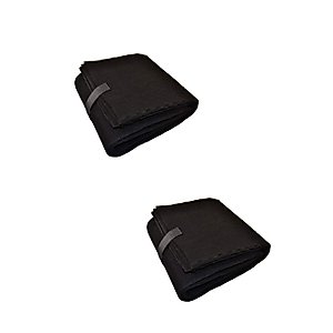 CFS – Pack of 2, Universal Carbon Pre-Filter Compatible with Hunter QuietFlo 16" x 48" Models – Fresh and Filtered Air for Indoor, Home Filtration – Charcoal Air Filter Sheet – Black