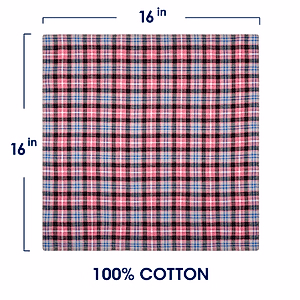 Zenssia Handkerchiefs Mens 100% Cotton Soft 6 Piece Gift Set