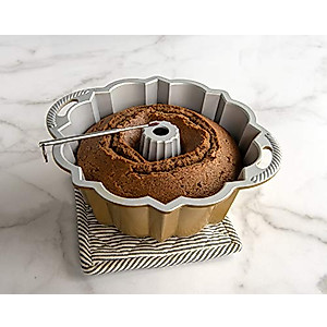 Nordic Ware Bundt Reusable Cake Thermometer, Silver