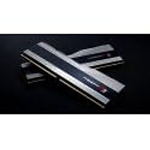 G.SKILL Trident Z5 RGB Series (Intel XMP 3.0) DDR5 RAM 64GB (2x32GB) 6000MT/s CL30-40-40-96 1.40V Desktop Computer Memory UDIMM - Metallic Silver (F5-6000J3040G32GX2-TZ5RS)