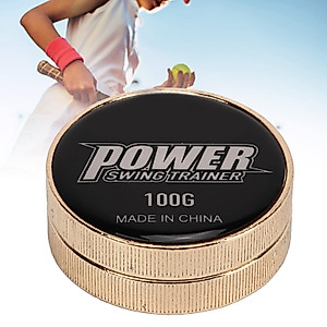 WGFOIP Tennis Racket Swing Weight Training Aid, Increase Hitting Force Correct Motion and Build Muscle Memory with 100g Weight for Fast Swing Speed