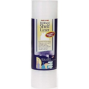 Warp Brothers Warp'S Plast O Mat Shelf Liner Ribbed 12" W X 20ft. L Non Adhesive Clear (1)