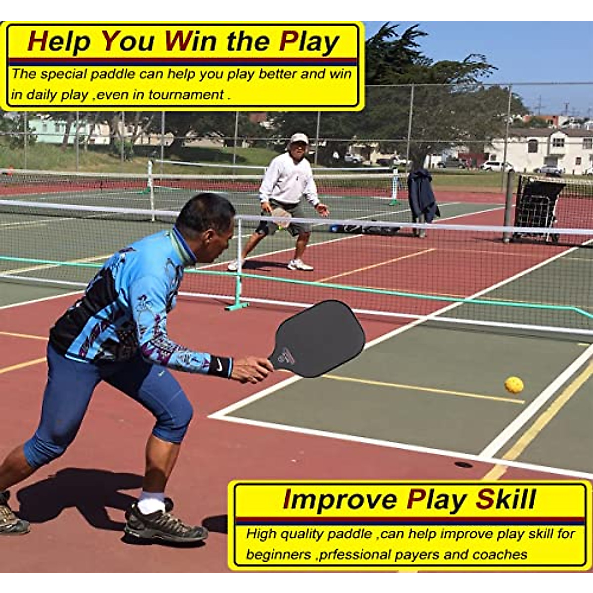 Pickleball Paddle Graphite Textured Surface for Spin,USAPA Approved,Pro Pickleball Racquet Lightweight,Carbon Fiber Pickleball Racket,PP Core,for Any Skill Level Players Indoor & Outdoor Tournament