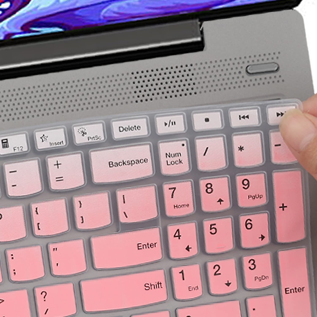 Keyboard Cover for Lenovo Ideapad Flex 5 5i 15.6" 16", IdeaPad Slim 5 5i/Slim 3 3i 15.6" 16", Ideapad Flex 5 5i 15.6" 16", Lenovo Yoga 7 7i 15.6 16, Yoga Slim 7 15.6, Ideapad 3/Ideapad 5 15.6 17.3