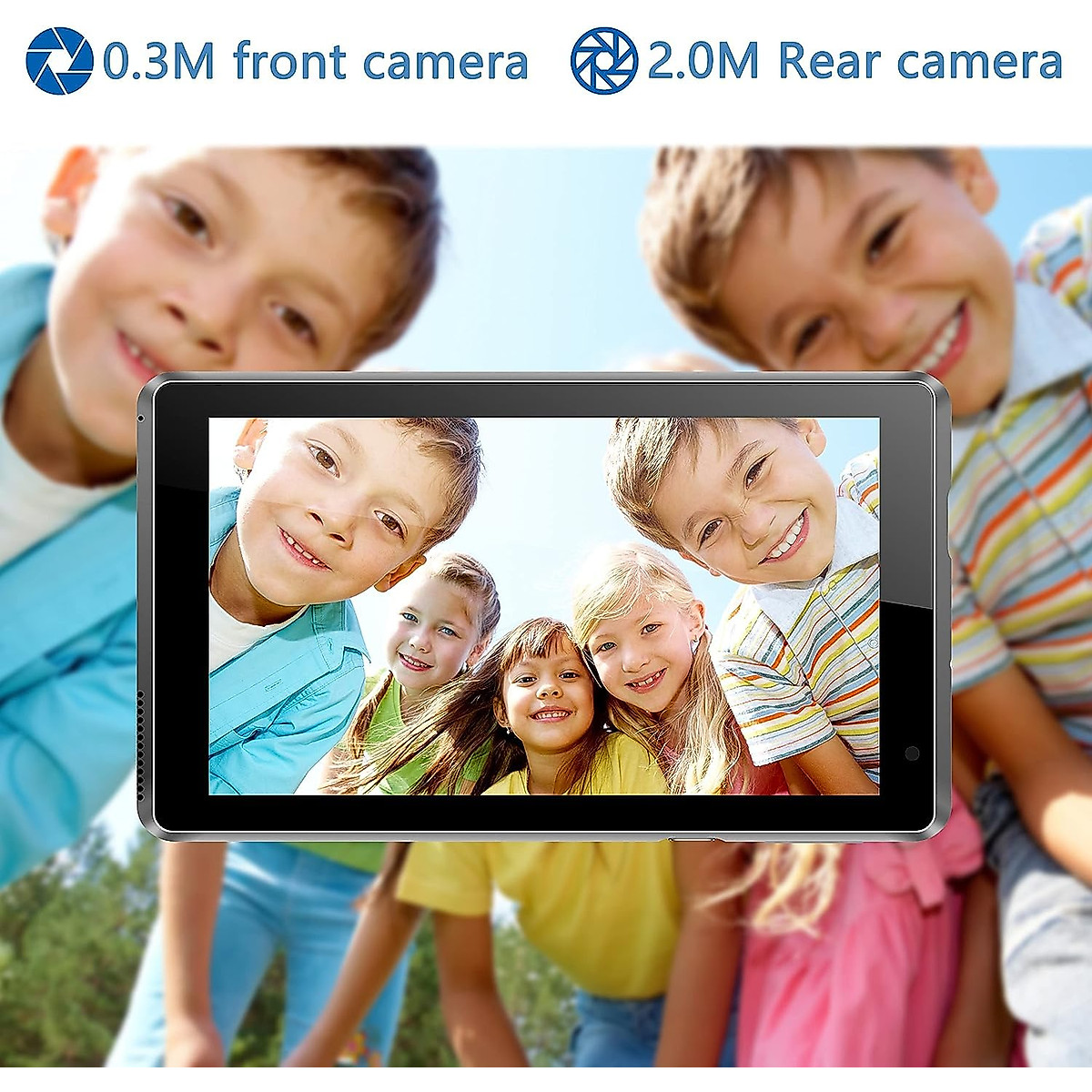 Tibuta Kids Tablet, Android 11,2GB RAM 32GB ROM, Quad Core Processor, 7''Tablet for Kids, 2MP Front,5MP Rear Camera, Tablet with Wi-Fi, Bluetooth,Ideal Kids Gifts for Halloween,Christmas and New Year