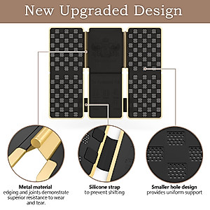 BoxLegend Shirt Folder V7 Metal for Wear Resistance Clothes Folding Board Storage Tshirt Folder Board Metal Edging and Joints Laundry Folding Board Black