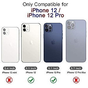 BAISRKE Compatible with iPhone 12 Case,iPhone 12 Pro Case with Flowers,for Girly Women,Shockproof Floral Pattern Hard Back Cover for Phone Case 6.1 inch 2020 - Yellow Sunflower