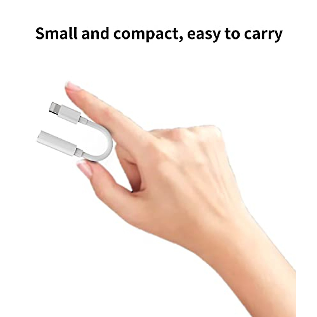 Lightning to 3.5mm Headphone Adapter(2pack) Compatible for iPhone Audio Dongle Jack AUX Adaptador para Splitter Earphone Phone Earbud Cable 13 12 11 Pro Max Mini Xs Se 7 X 8 Plus Apple MFI Certified