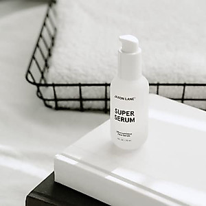 SUPER SERUM Anti Aging Serum for Face: 5% Niacinamide Serum, Bakuchiol Serum, Vitamin C Face Serum for Men Korean Skin Care Tranexamic Acid Textured skin treatment, Pore Minimizer Serum JAXON LANE 1oz