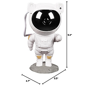 Star Projector Galaxy Night Light - Astronaut Space Projector, Starry Nebula Ceiling LED Lamp with Timer and Remote, Kids Room Decor Aesthetic, Gifts for Christmas, Birthdays, Valentine's Day