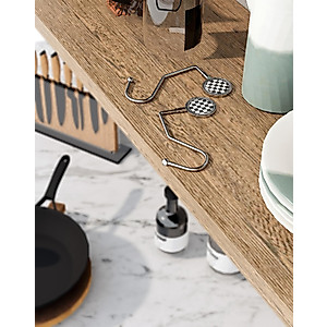 Metal Banana Hook, Balance Hook, Banana Holder for Hanging Backpack, Keys or Fashion Wallet Hook - Great for Kitchen Dorm Bedroom and Tabletop, Easy to Hang and Store