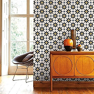 Tempaper Moroccan Spice Soleil Removable Peel and Stick Wallpaper, 20.5 in X 16.5 ft, Made in the USA