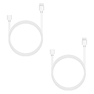 PANGTON VILLA 2PCS Closet Lights Linkable Cable, Suitable Smart Dreamcolor Neon Under Cabinet Lights
