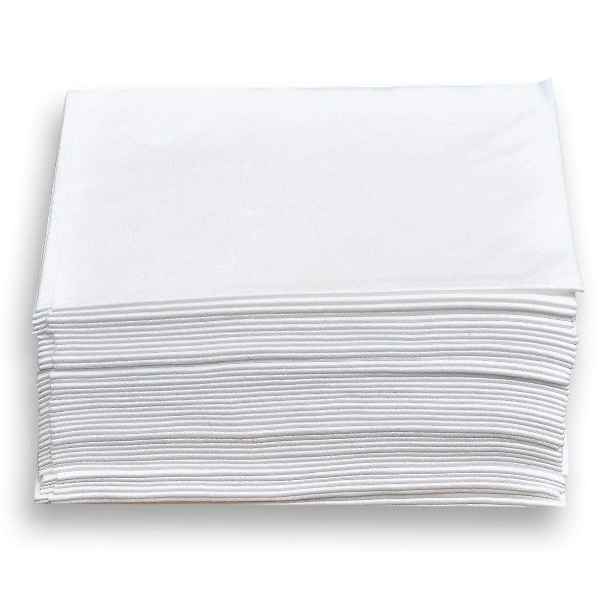 DAVELEN Disposable Large Luxury Towels (50-Count) Spa and Salon Quality Softness for Guests, Clients | Hair, Face, Body Use | Luxurious Comfort, Ecofriendly | Towels Size: 31.5” x 15 (white)