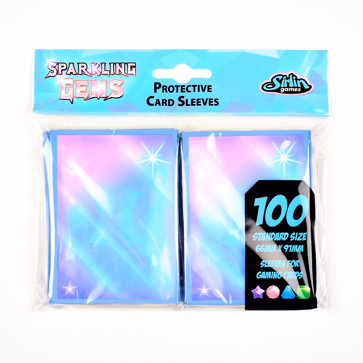 Sparkling Gems: Card Sleeves (100 Count)