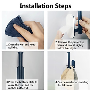 kuaile Hat Racks for Baseball Caps, Adhesive Hat Hooks for Wall, Stainless Steel Baseball Cap Hanger for Baseball Caps Holds 30 Caps, Elegant and Economical Hat Rack for Baseball Fans (2 Pcs)