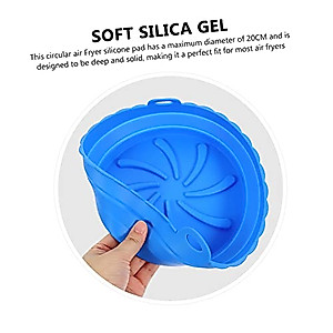 FELTECHELECTR Oven Liner Air Cooker Silicone Pan Broiling Pan for Oven Round Baking Pan Oven Accessories Air Fryer Silicone Air Fryer Basket Air Fryer Pan Air Fryer Mats Air The Ship