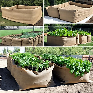 40 inches Wide x 24 feet Long Burlap Roll - Premium Jute Liner | Heavy Duty (7 oz) | Frost Guard Seed Cover for Gardening | Natural Jute-Burlap - 8 yds | Ideal for Erosion Control,Table Runners,Decor