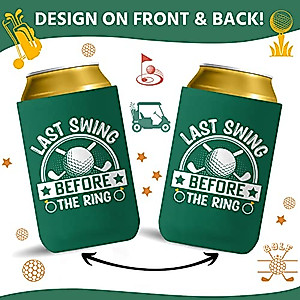 Pop Nordic Golf Can Cooler, Golf Bachelor Party Can Sleeves for Women Men, Neoprene Insulator Beer Cozy Bulk for Wedding Bridal Shower Bachelorette Party Favor