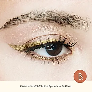 Storm Gray Waterproof, All Day Eyeliner | I-LINE Makeup by BFR | Creamy, Cruelty and Paraben Free | Ideal Gel Formula for Flawless Precision and Blending Application